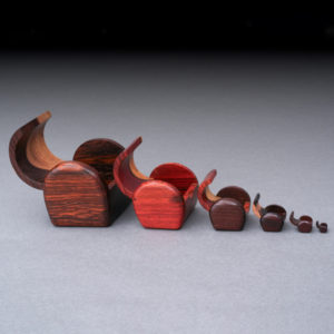 Nesting Chest Boxes – Set of Six – Biesanz Woodworks